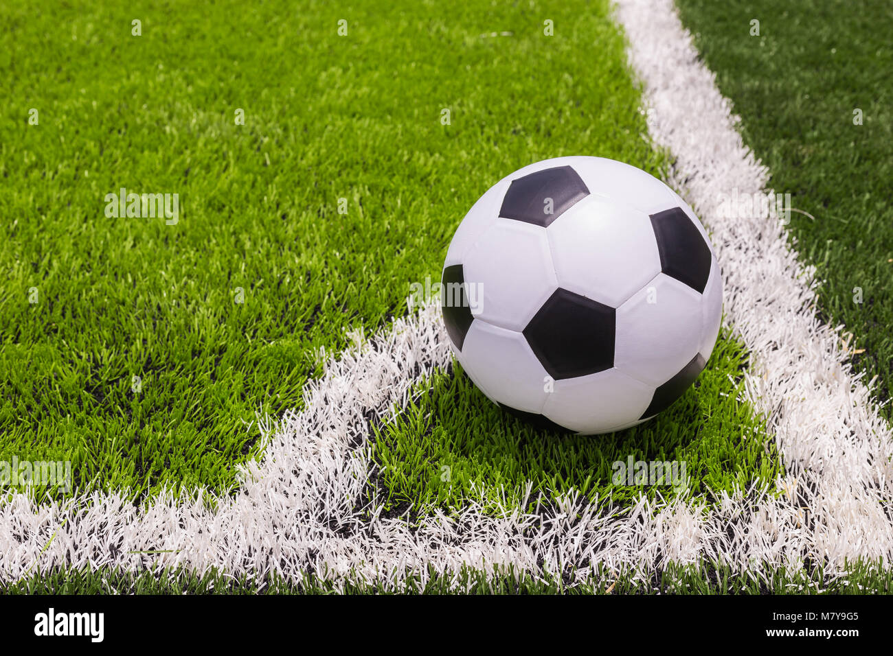 Ball on outdoor futsal court hi-res stock photography and images - Alamy