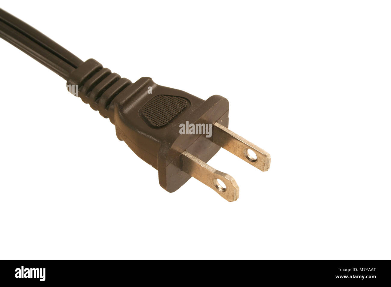 A Isolated Electric cord plug Stock Photo - Alamy