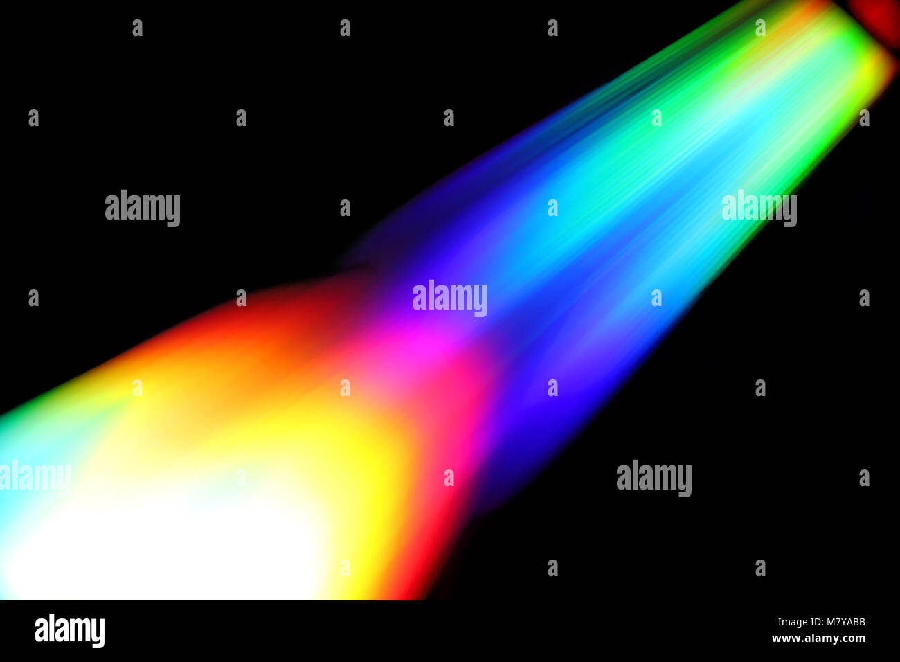 A Rainbow abstract rocket launch Stock Photo - Alamy
