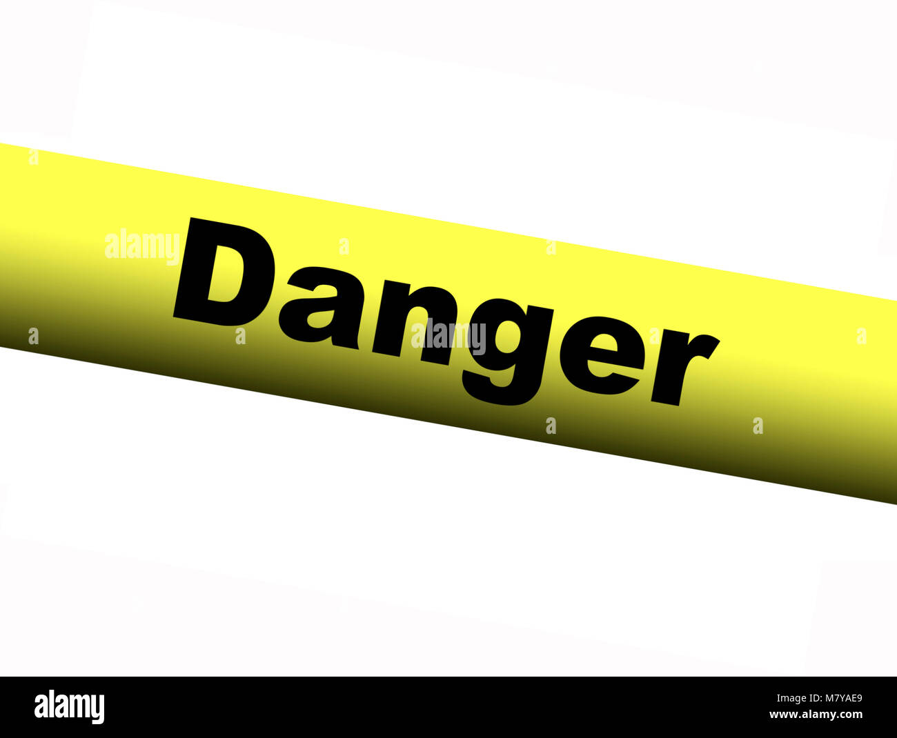 Yellow Danger Barrier Tape Stock Photo - Alamy