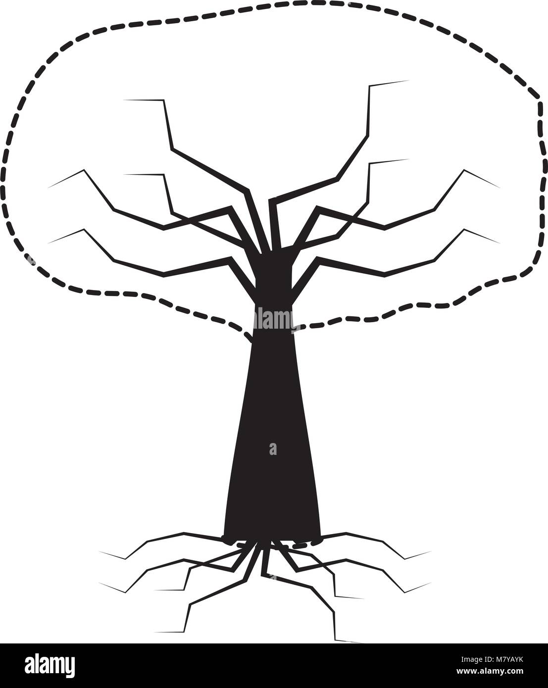 Tree Root Illustration High Resolution Stock Photography and Images - Alamy