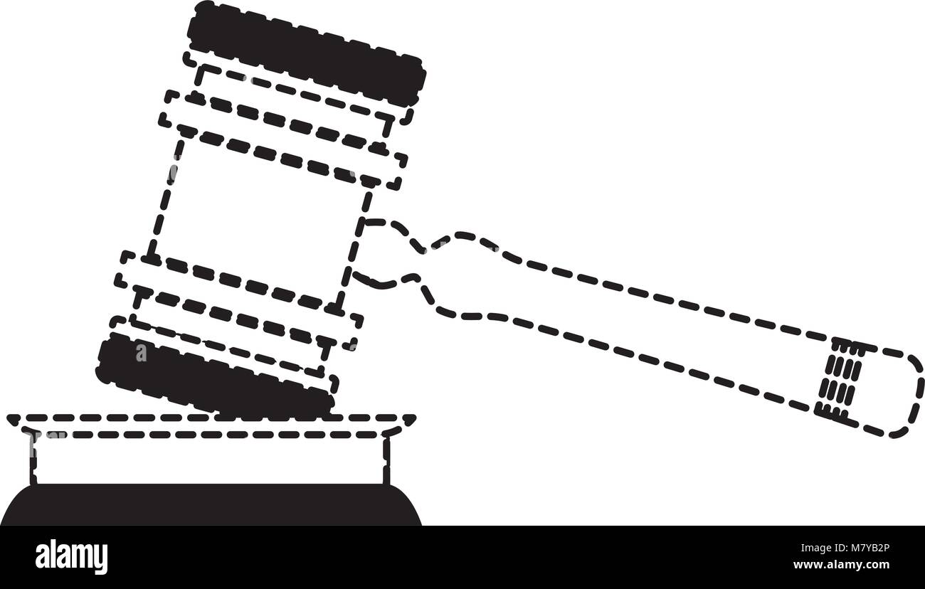 Law hammer icon over white background, vector illustration Stock Vector ...