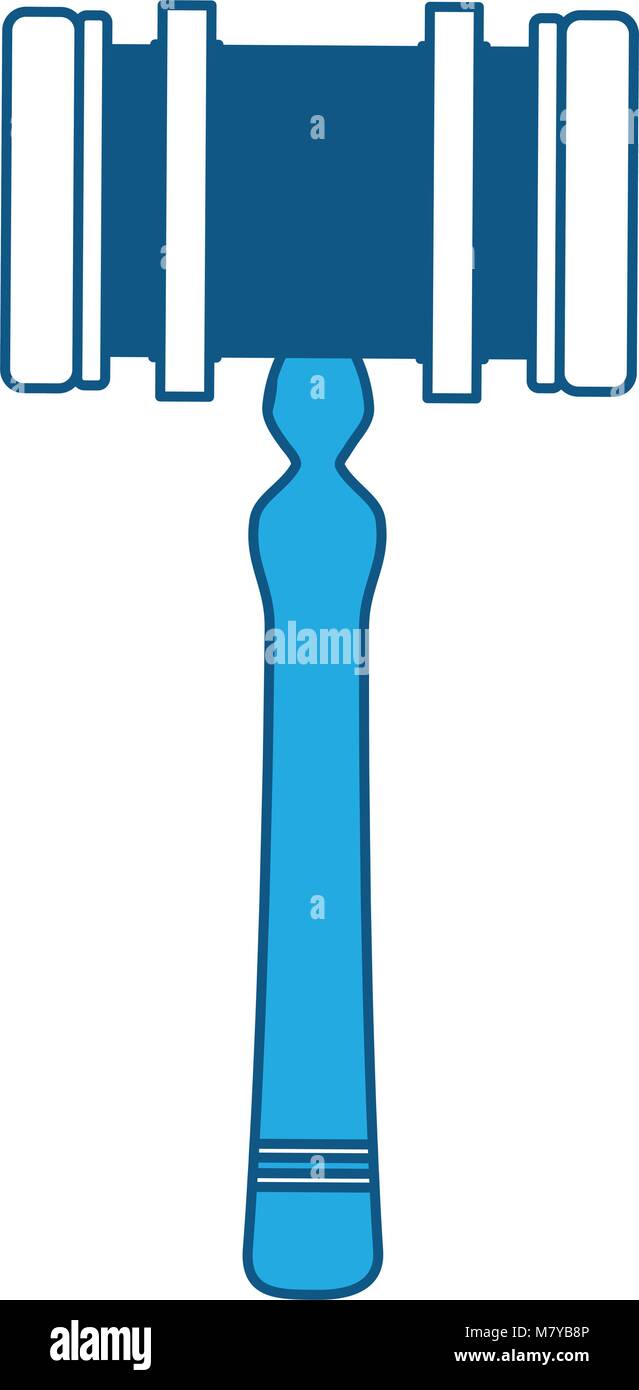 Law hammer icon over white background, vector illustration Stock Vector ...