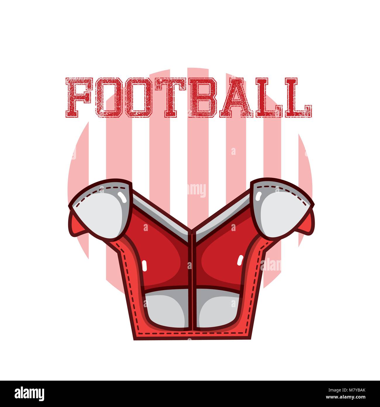 American football red design Stock Vector Image & Art - Alamy