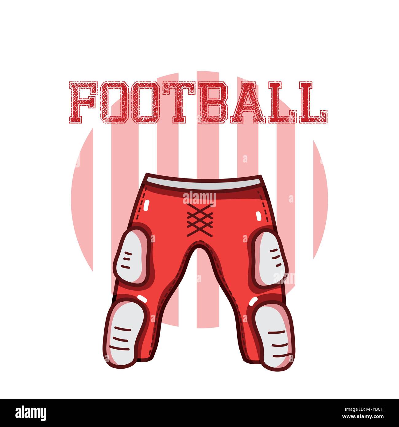 American football red design Stock Vector Image & Art - Alamy