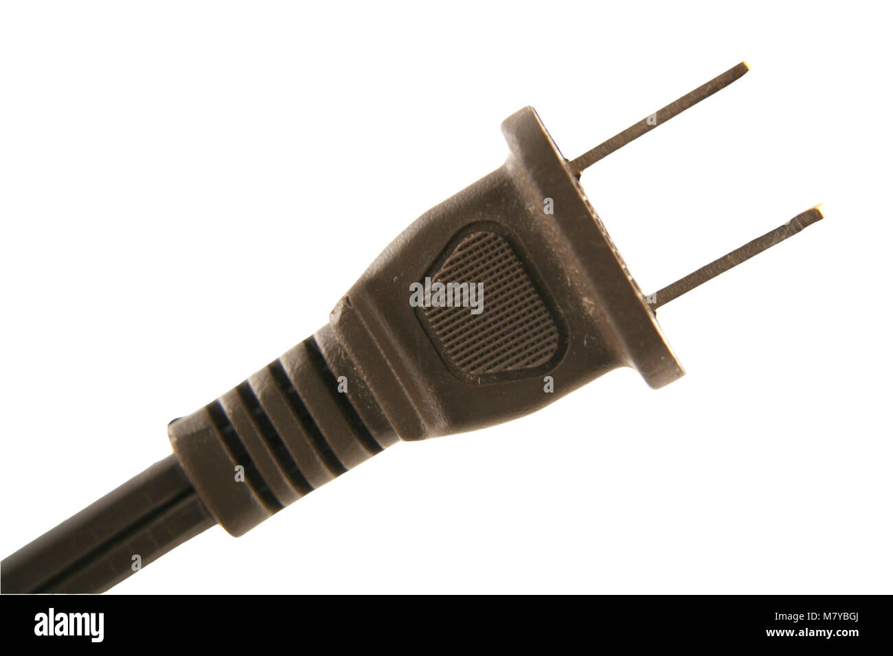 A Isolated Electric cord plug Stock Photo - Alamy