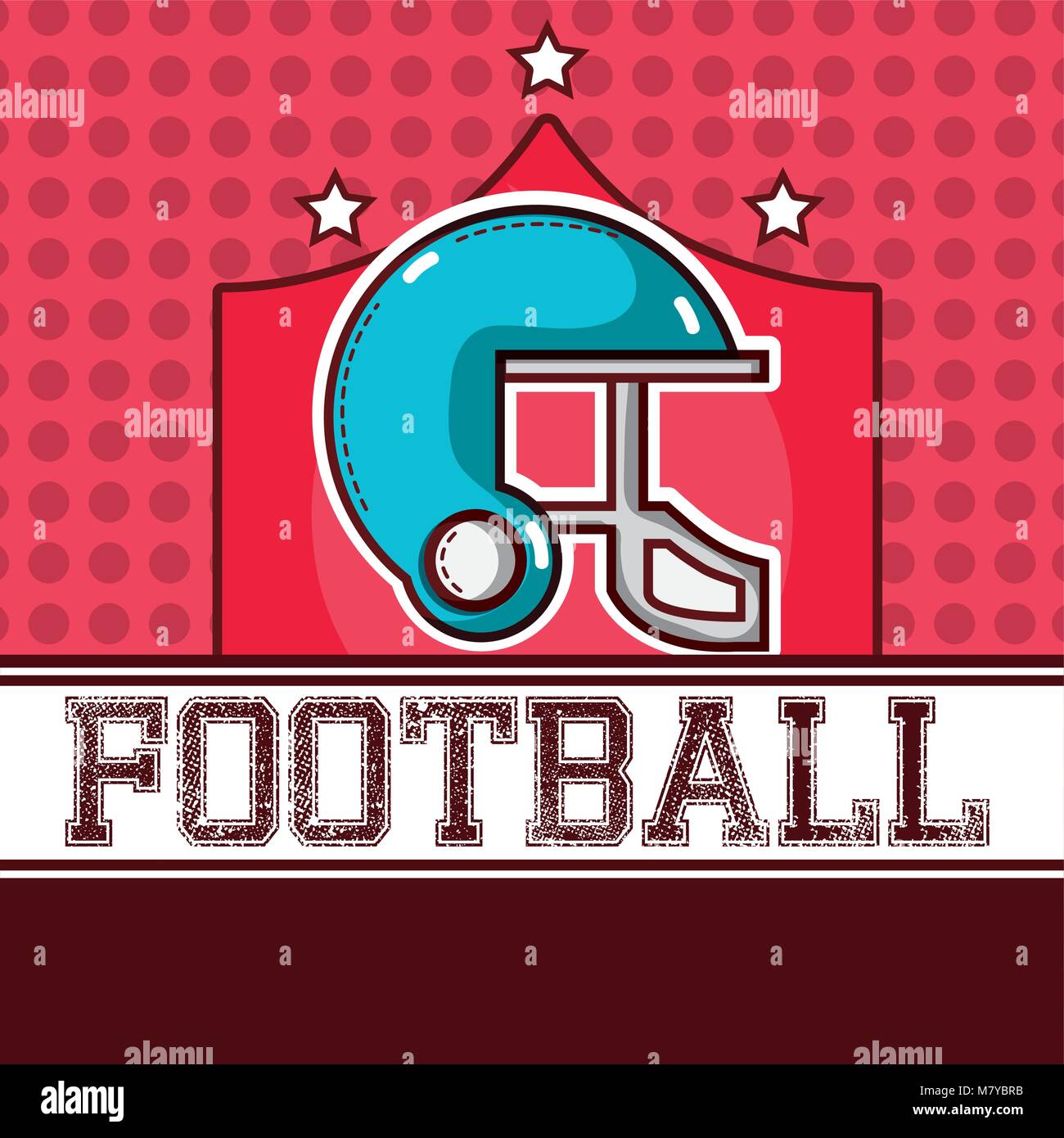American football red design Stock Vector Image & Art - Alamy