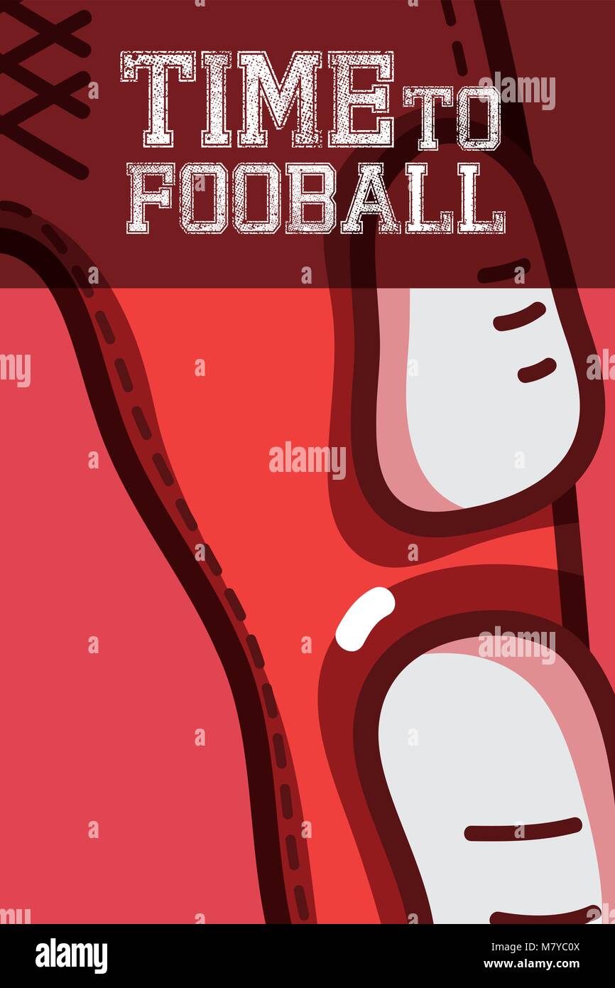 Time to football Stock Vector Image & Art - Alamy