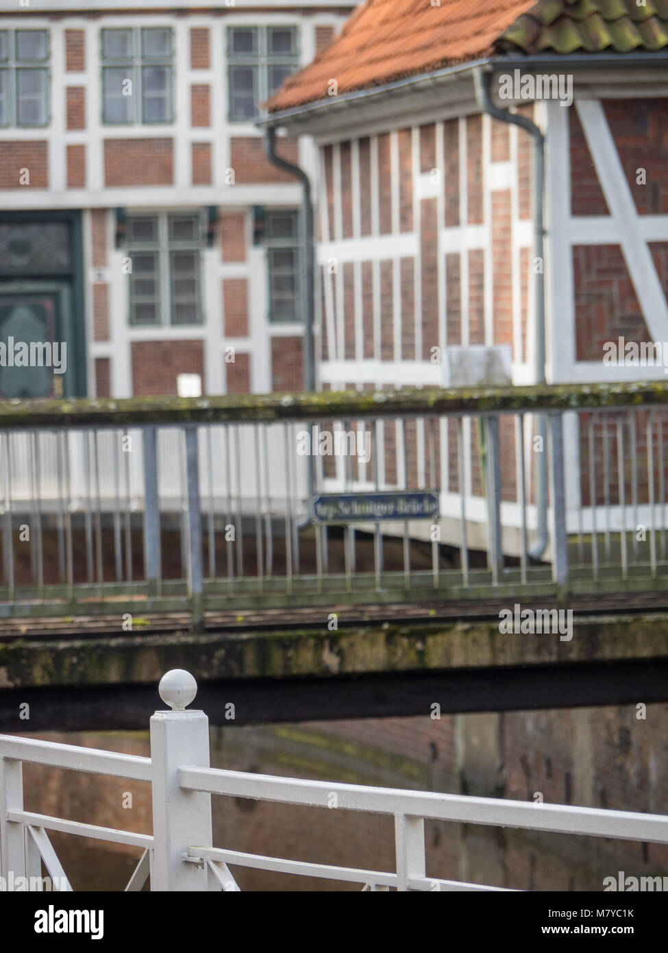 The small City of jork in germany Stock Photo - Alamy