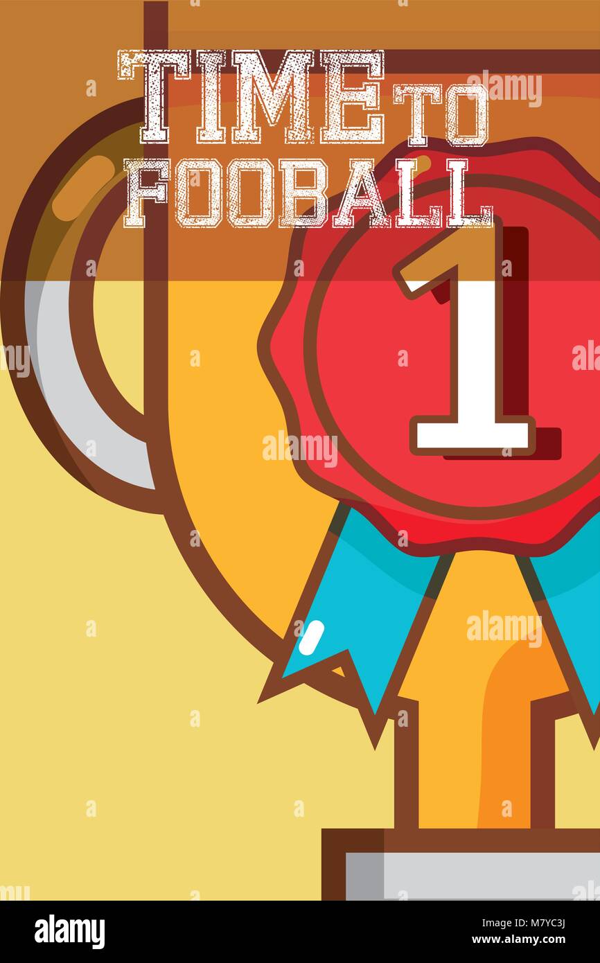 Time to football Stock Vector Image & Art - Alamy