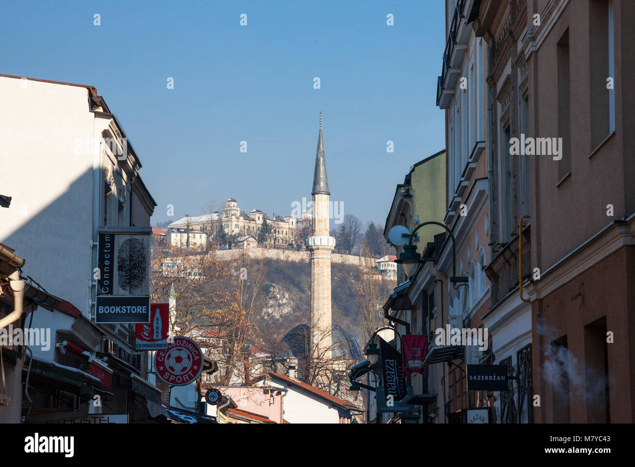 Sarajevo bascarsija snow hi-res stock photography and images - Alamy