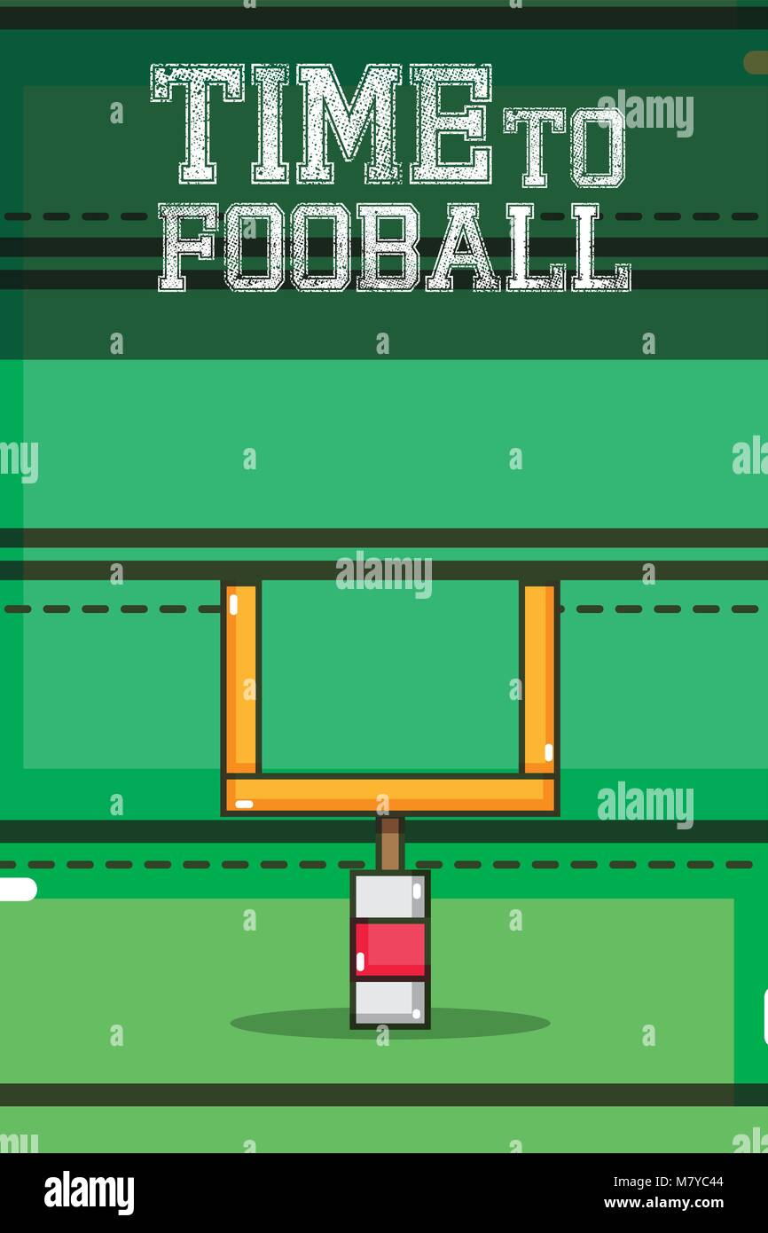Time to football Stock Vector Image & Art - Alamy