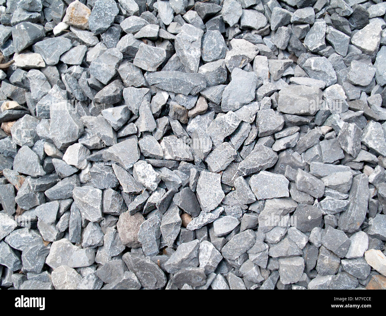 Gravel, a sedimentary rock types Stock Photo - Alamy