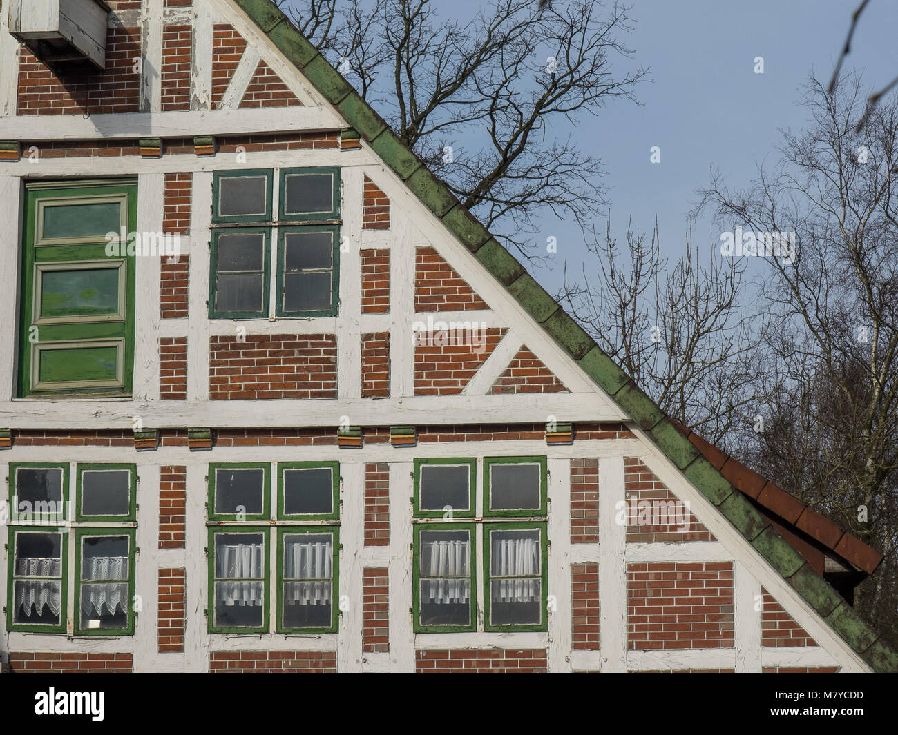 The small City of jork in germany Stock Photo - Alamy