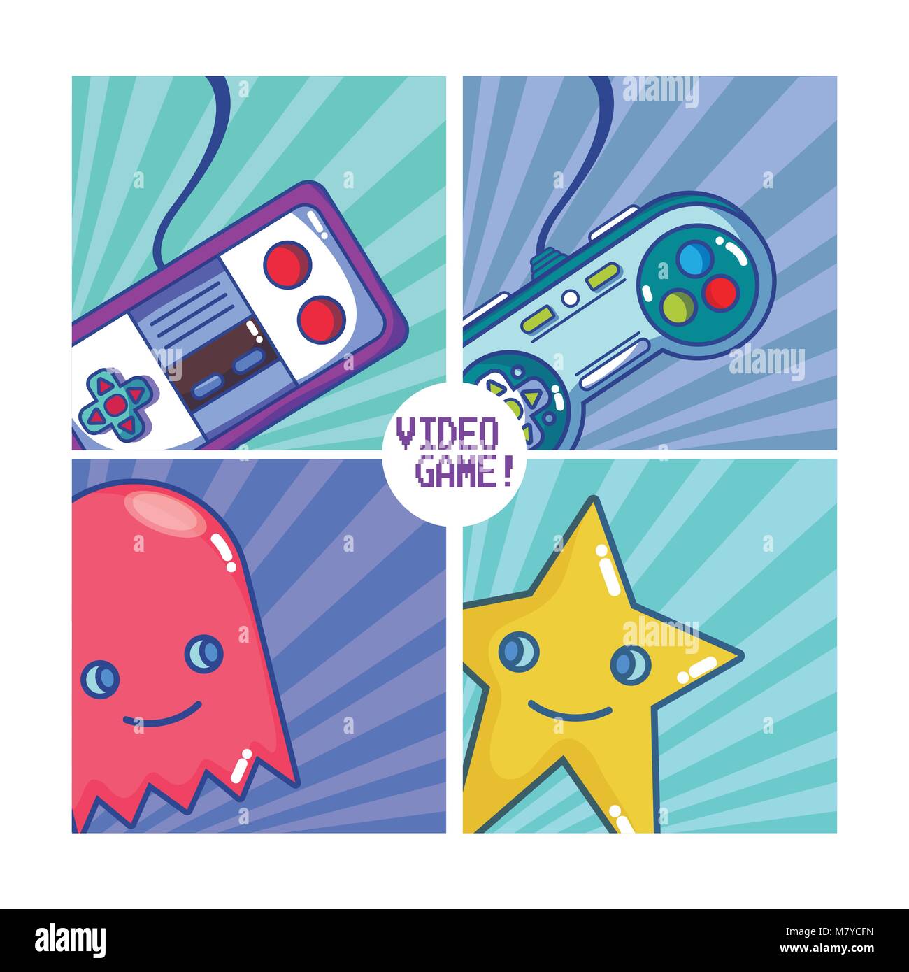 Retro gaming character Stock Vector Images - Alamy