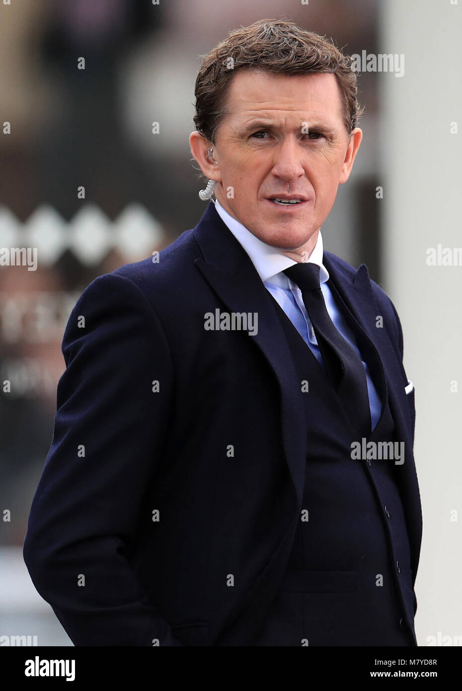 Former jockey AP McCoy during Champion Day of the 2018 Cheltenham ...