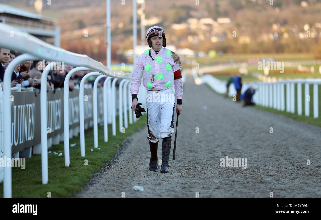 Jockey Ruby Walsh during Champion Day of the 2018 Cheltenham Festival ...