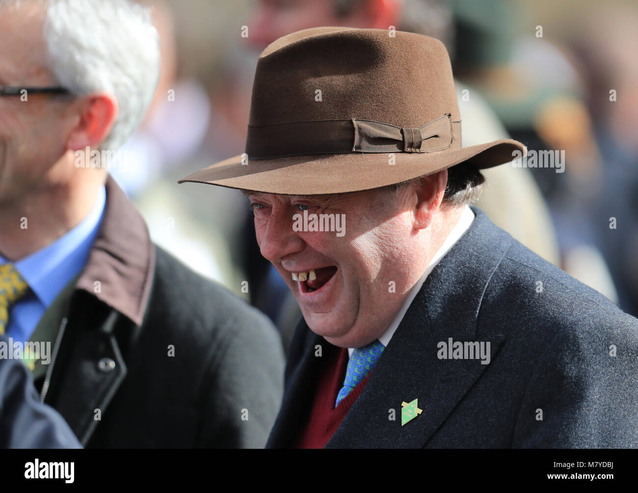 Nicky Henderson during Champion Day of the 2018 Cheltenham Festival at ...