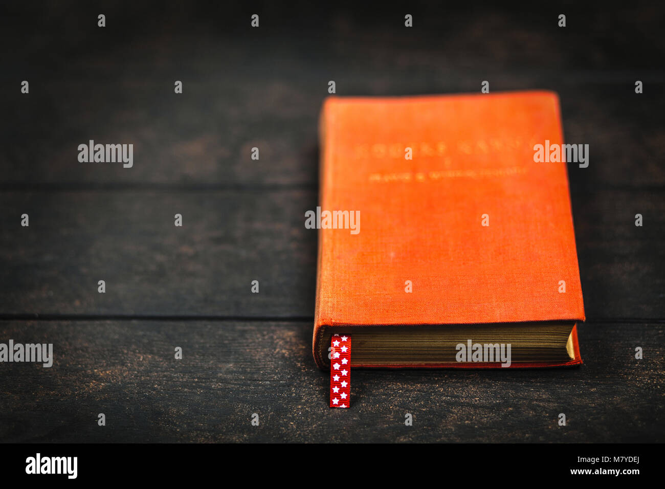 Old red book Stock Photo - Alamy