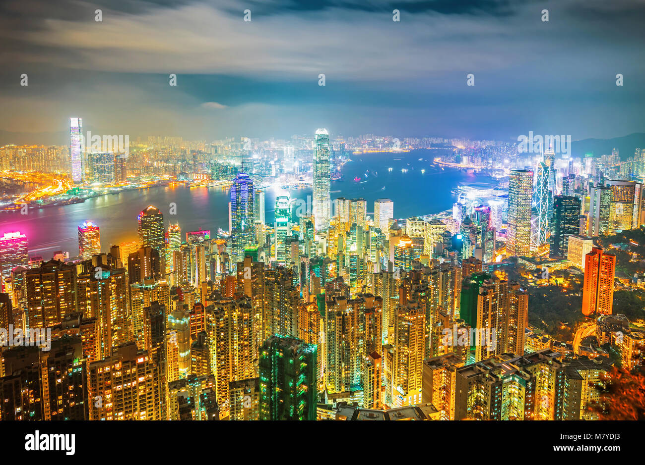 Panorama victoria peak view center hi-res stock photography and images ...