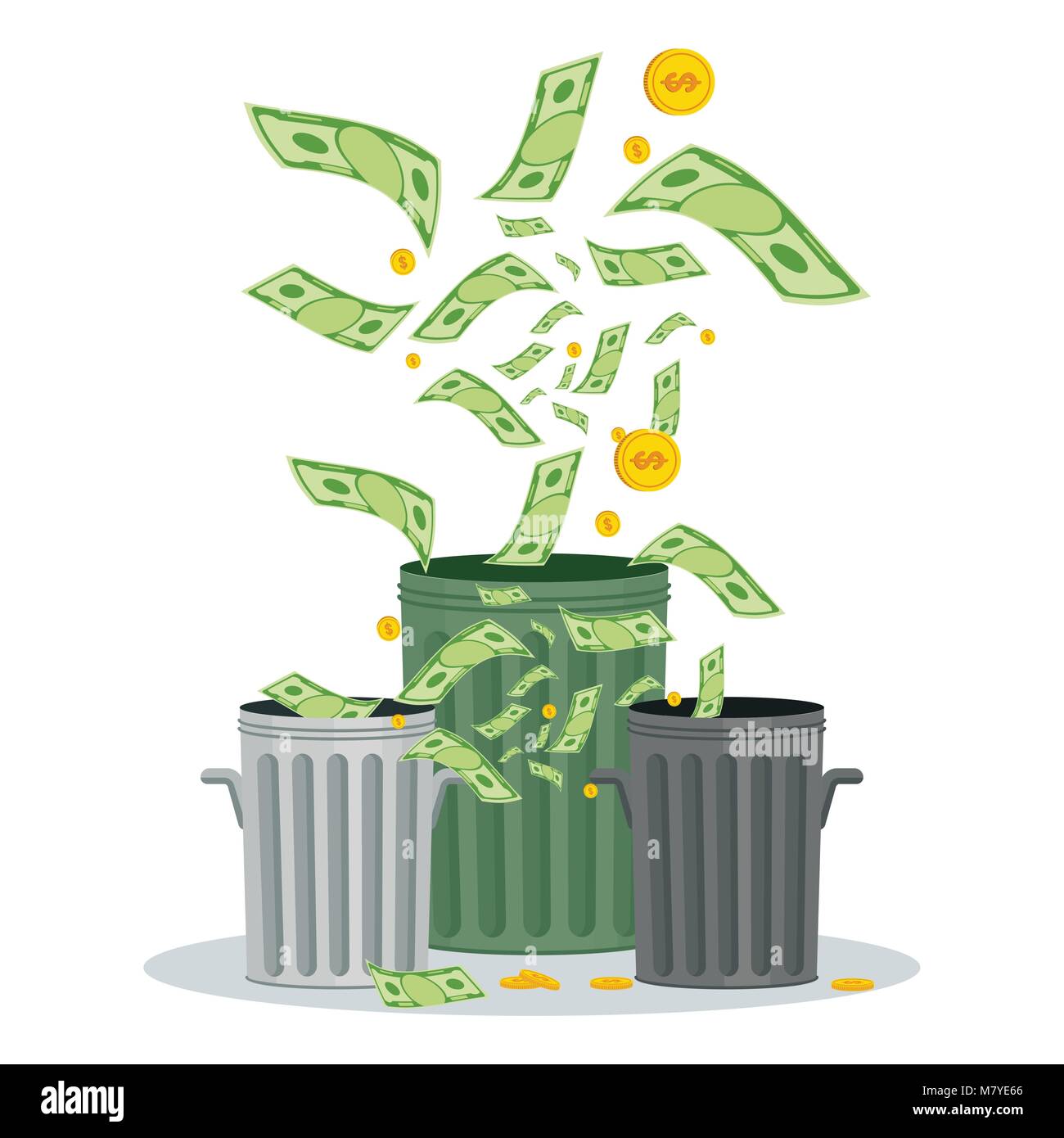 Bin collection uk Stock Vector Images - Alamy