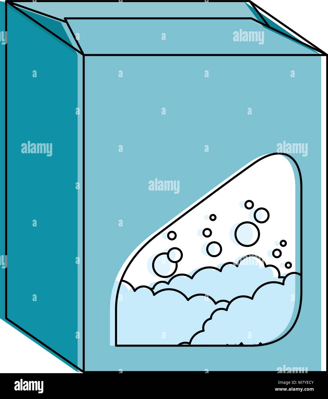 powder detergent box product vector illustration design Stock Vector ...