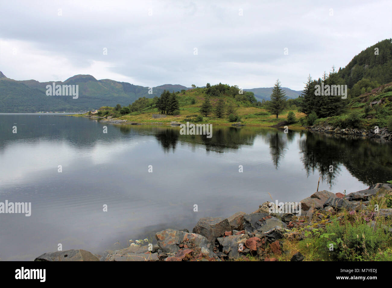 A View of a Scottish Loch Stock Photo - Alamy