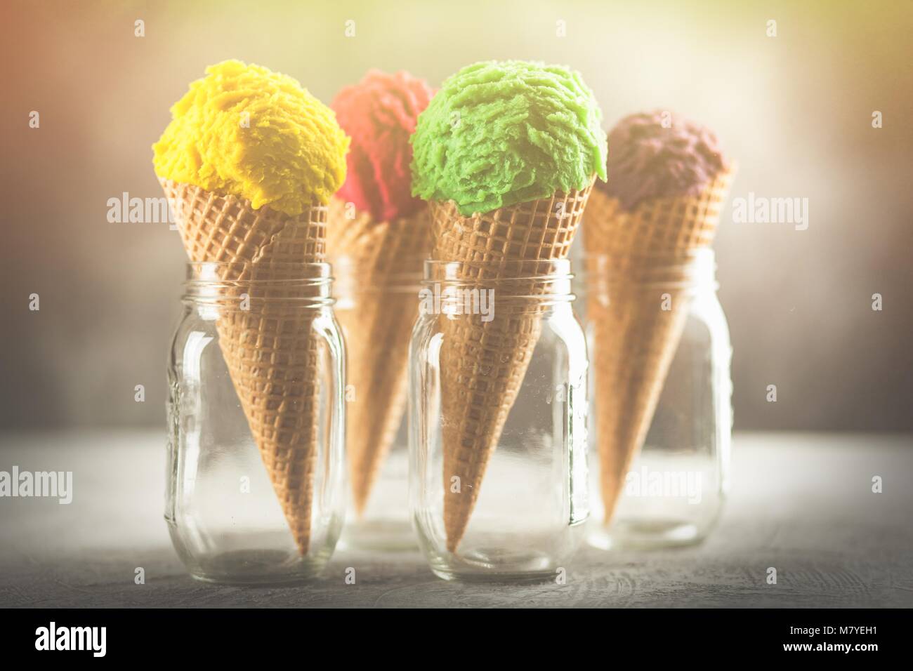 Ice cream cone Stock Photo - Alamy