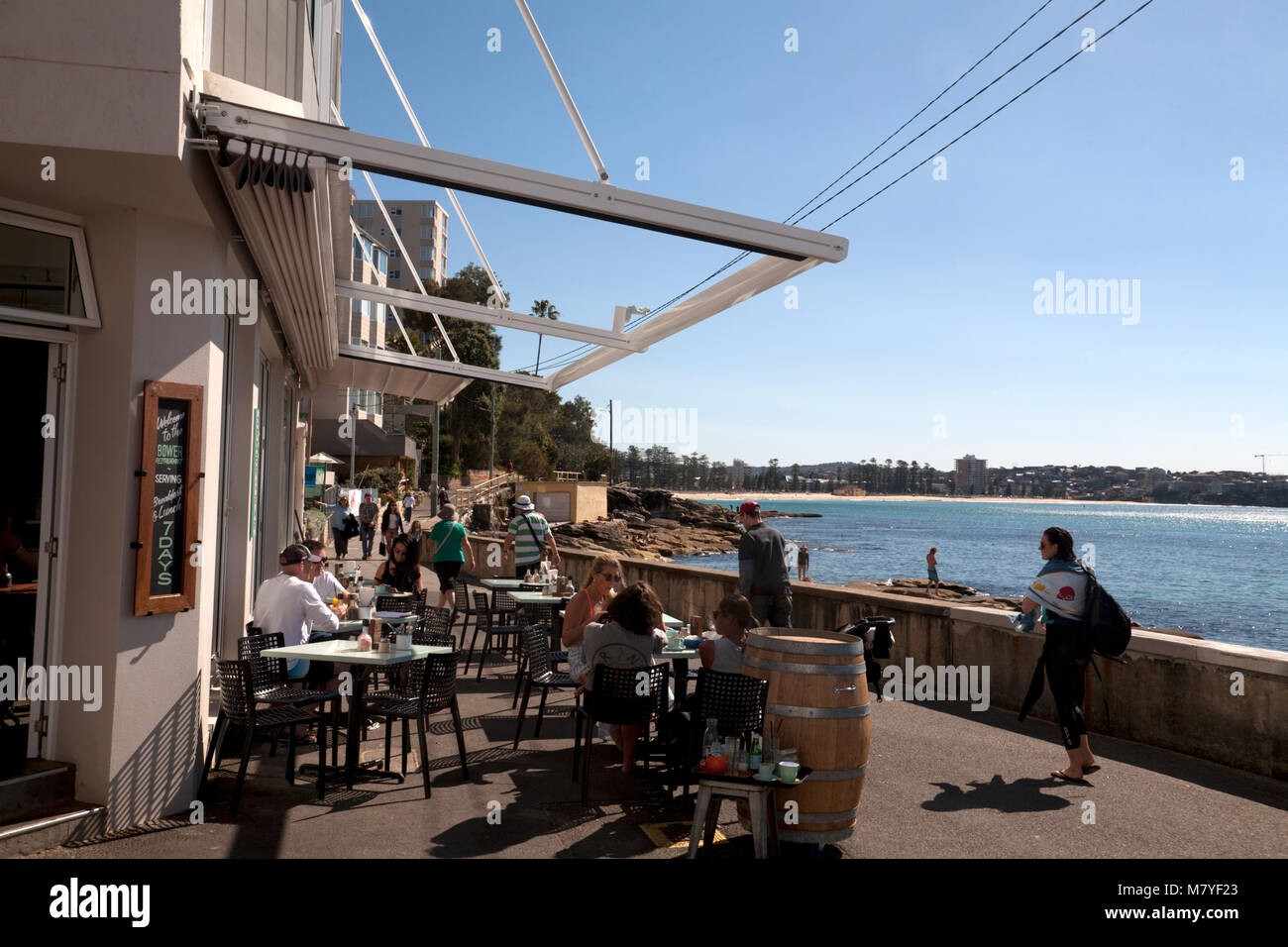 bower restaurant cabbage tree bay manly sydney new south wales ...
