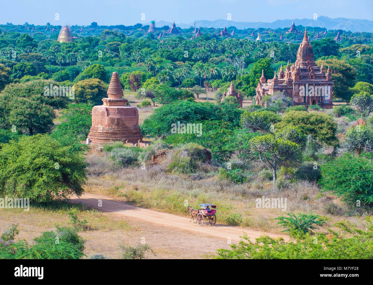 BAGAN , MYANMAR - SEP 04 : The Temples of bagan in Myanmar on September ...