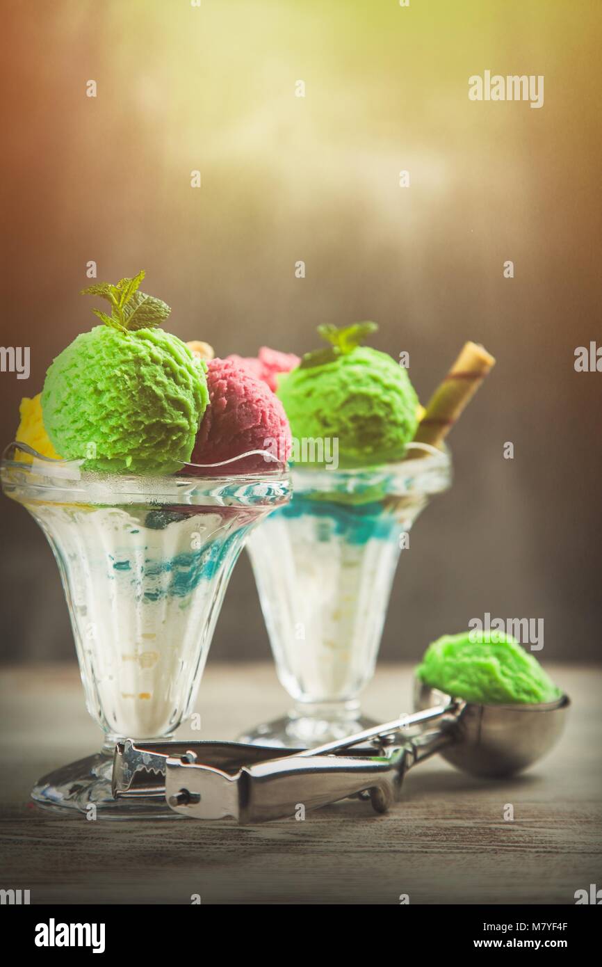 Ice cream vase Stock Photo - Alamy