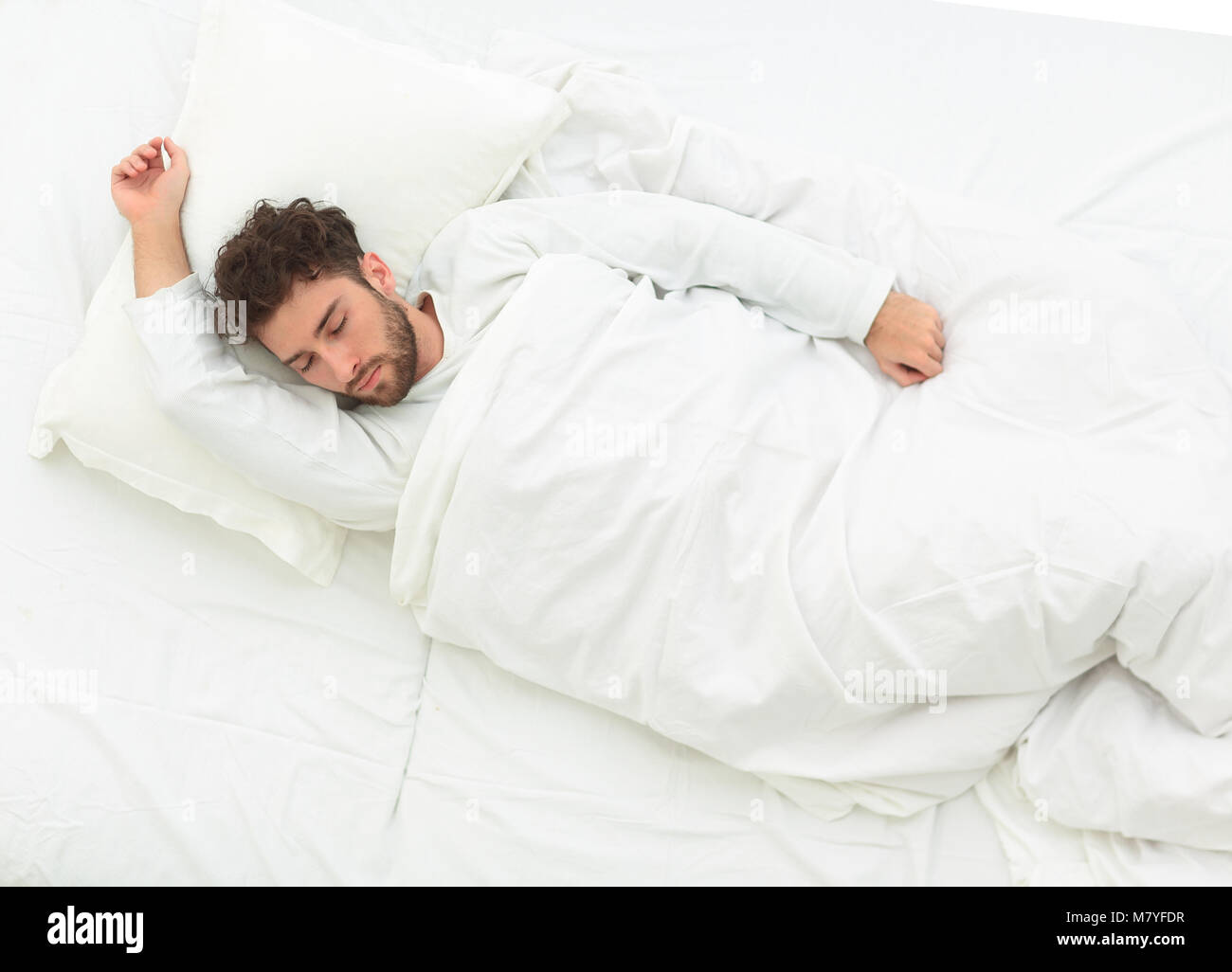 background image waking up beautiful men Stock Photo - Alamy