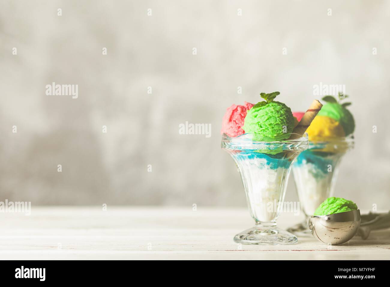 Ice cream vase Stock Photo - Alamy