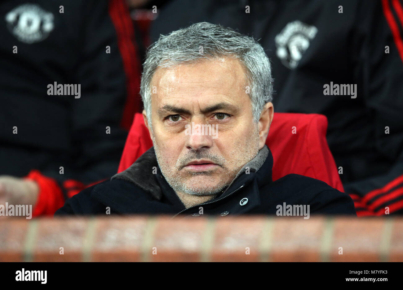 Manchester United manager Jose Mourinho during the UEFA Champions ...