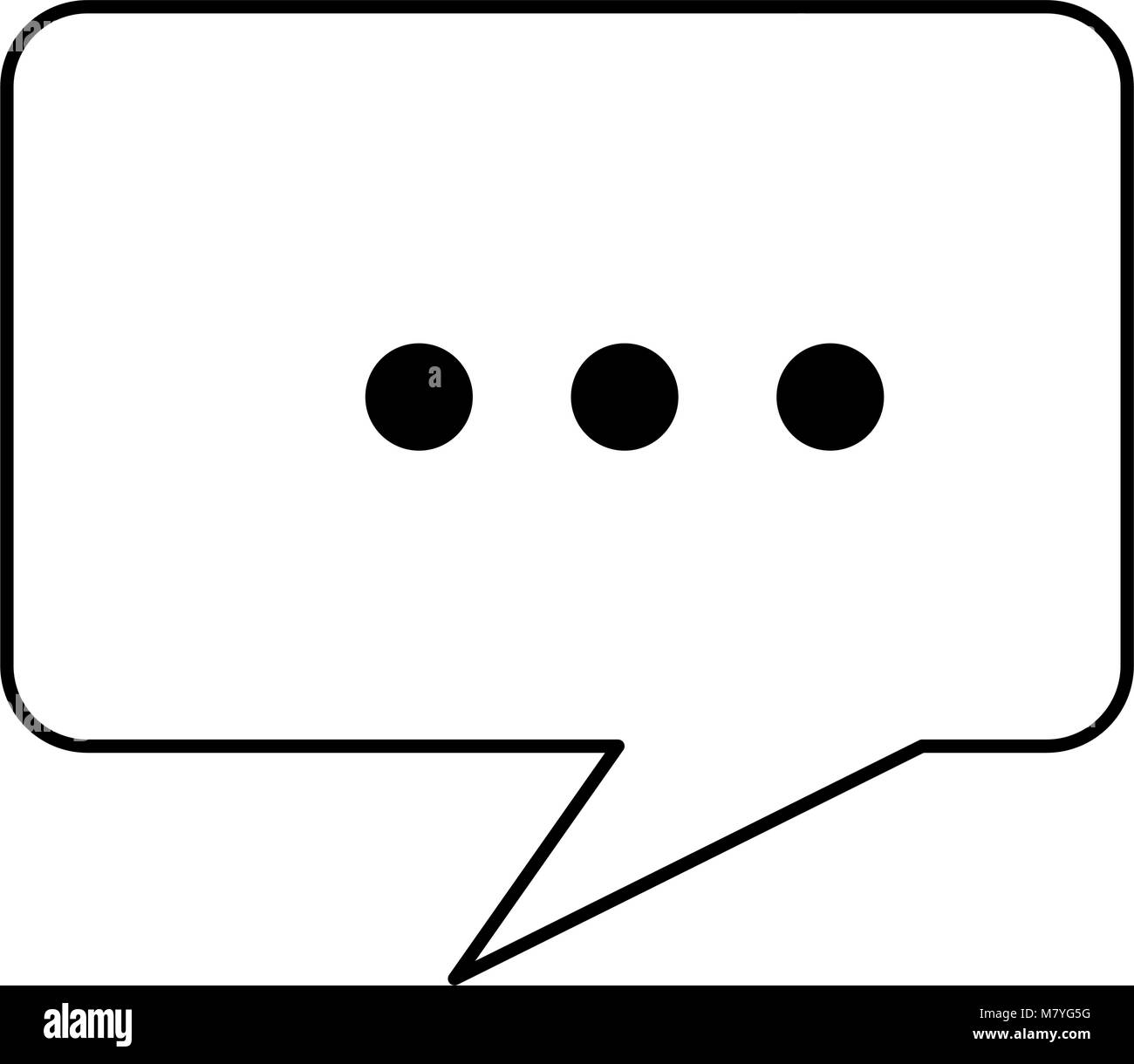 Spech vector vectors Black and White Stock Photos & Images - Alamy