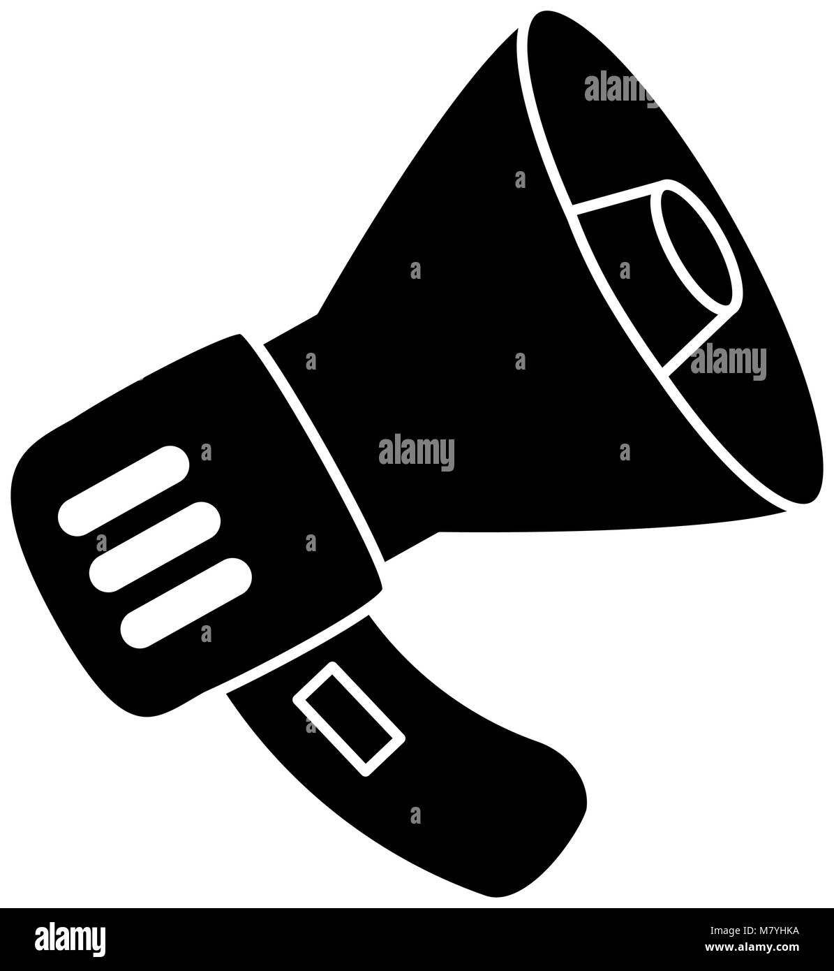 megaphone sound isolated icon Stock Vector Image & Art - Alamy