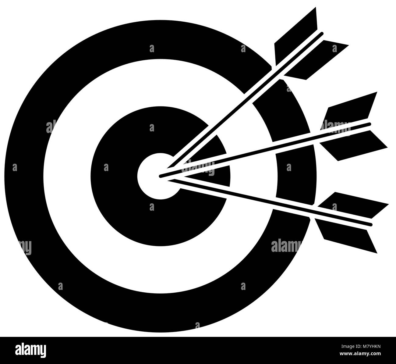 target with arrow icon Stock Vector Image & Art - Alamy