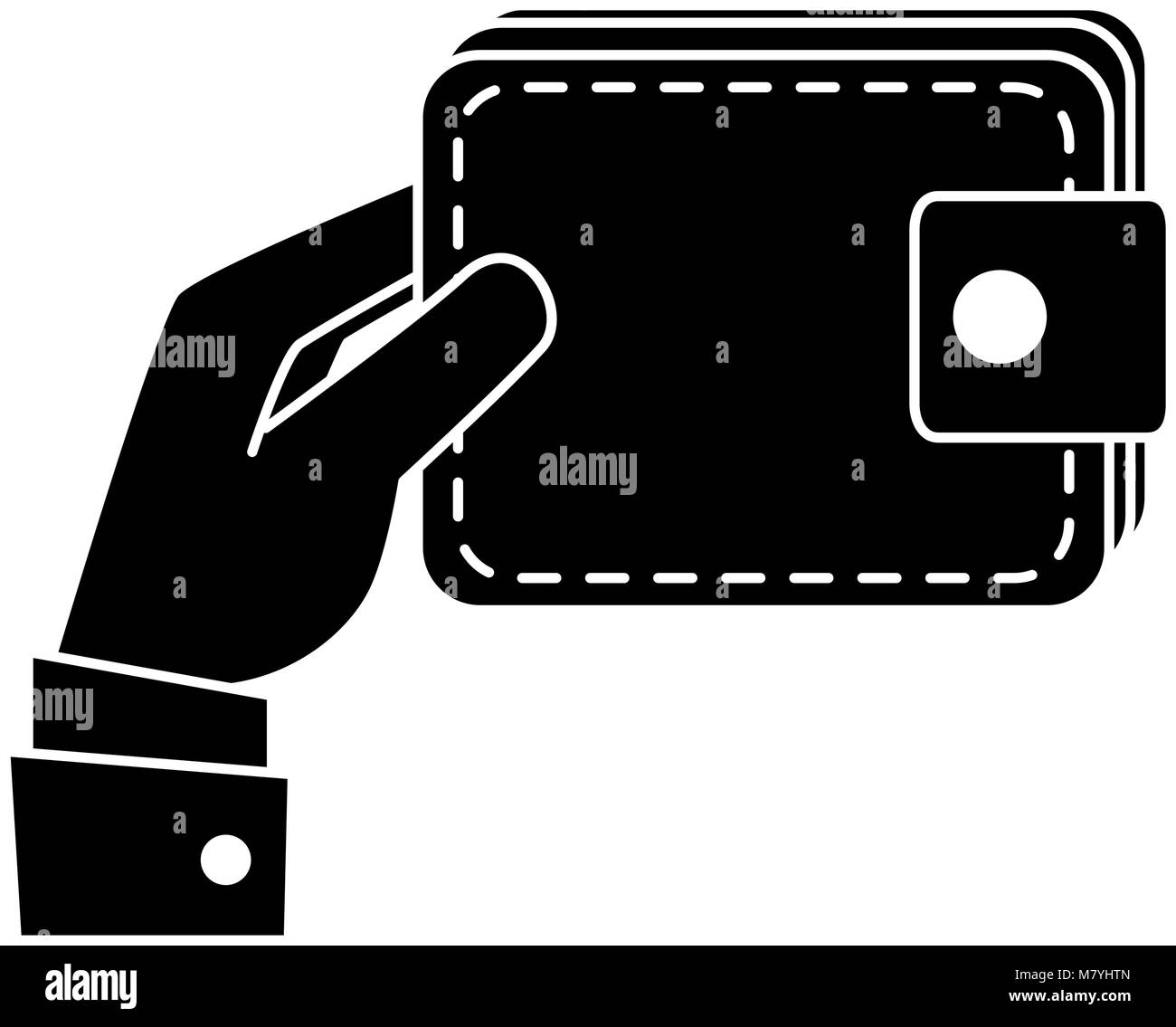 Hand money pocket Black and White Stock Photos & Images - Alamy