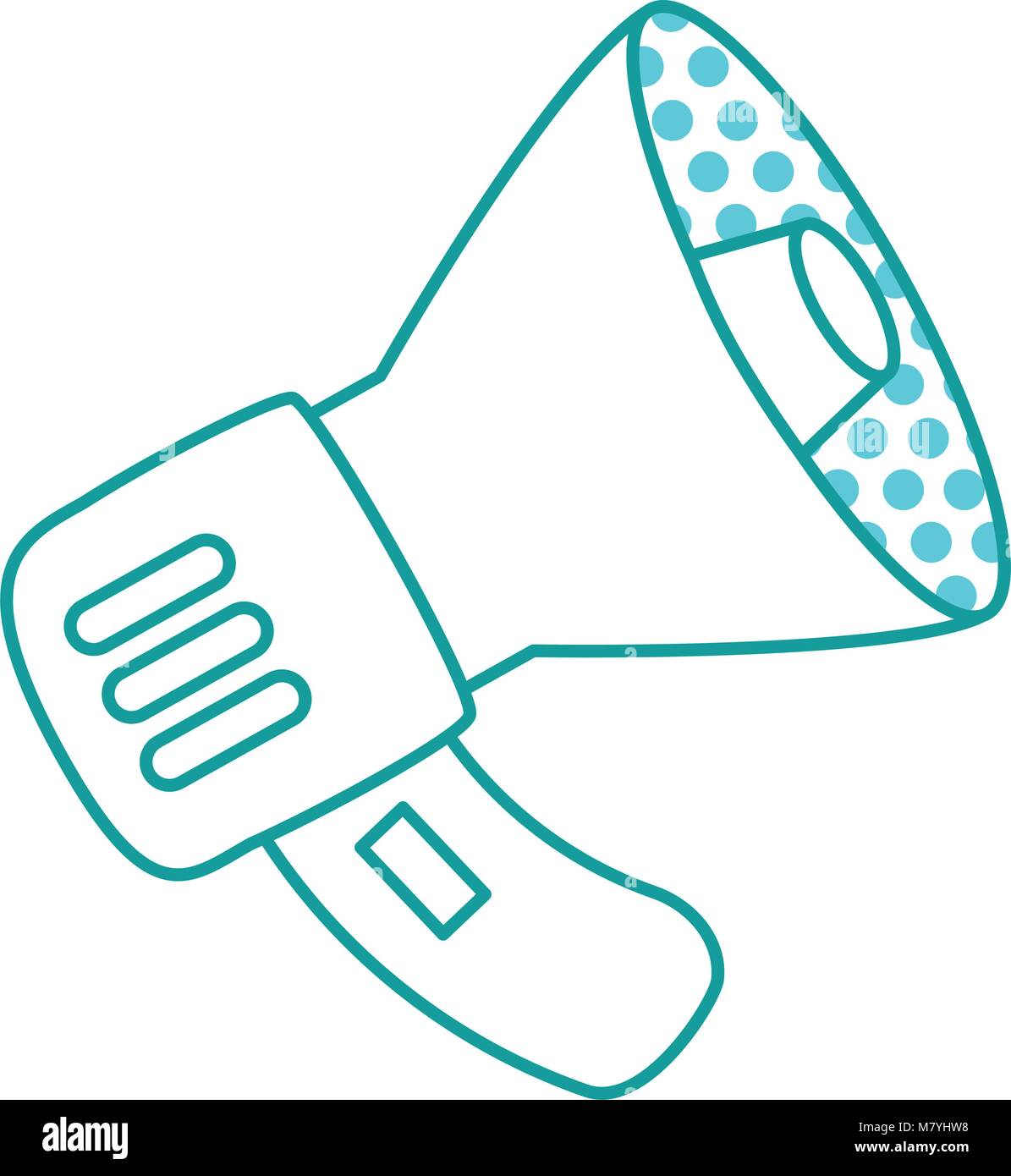 megaphone sound isolated icon Stock Vector Image & Art - Alamy