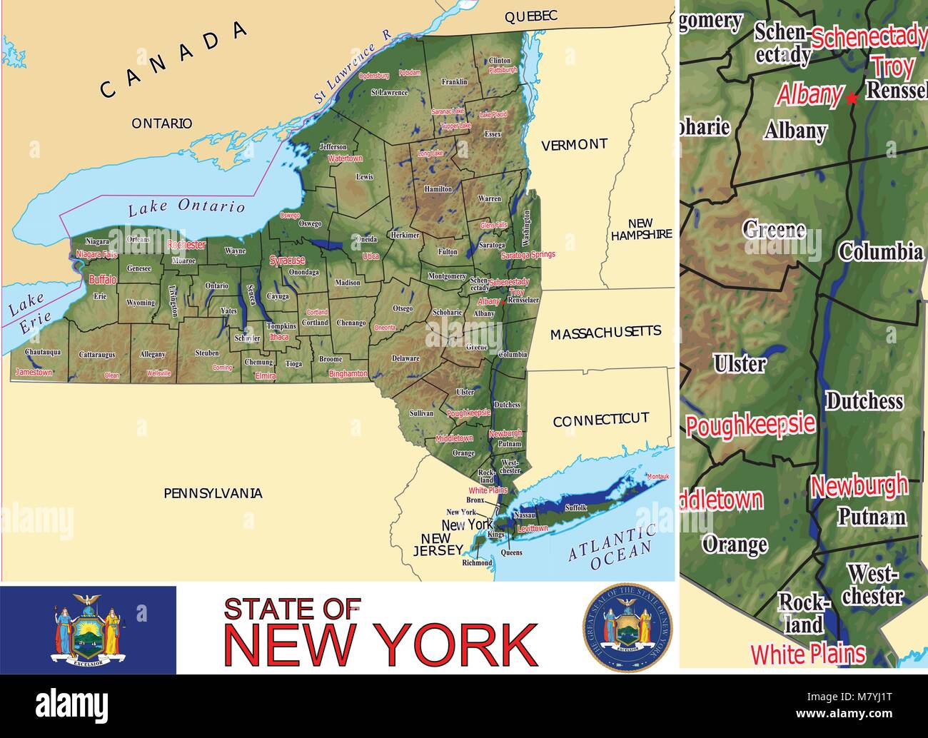 New York Administrative Stock Vector Images - Alamy