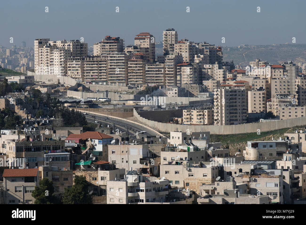 View of Anata a Palestinian town in the Jerusalem Governorate ...