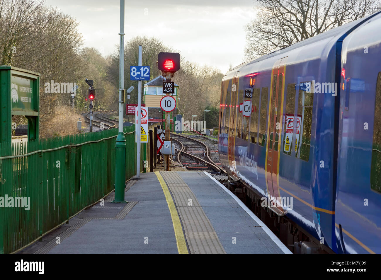 Class 450 Desiro train in SWT livery but with South Western Railway ...
