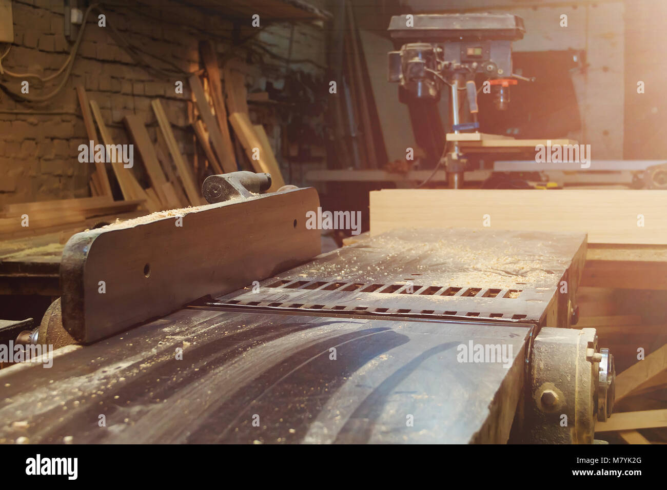 Wood furniture factory machine hi-res stock photography and images - Alamy