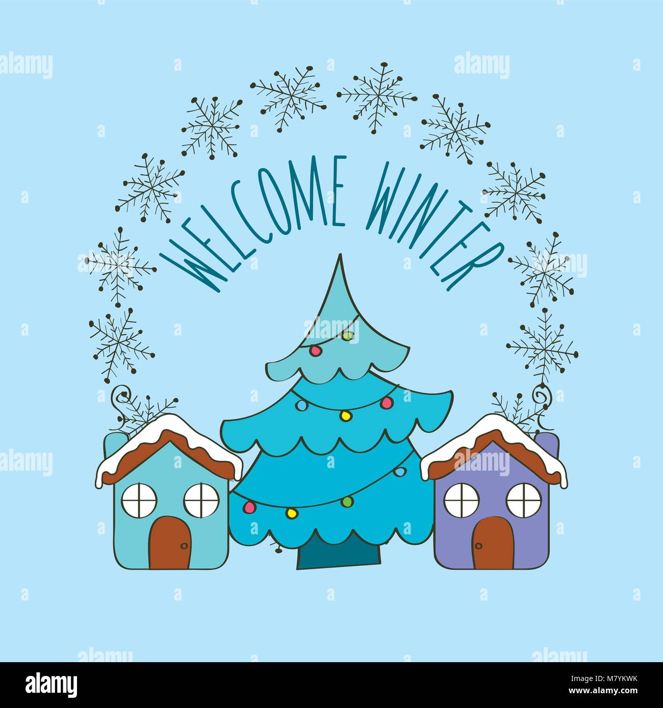 seasonal weather winter Stock Vector Image & Art - Alamy