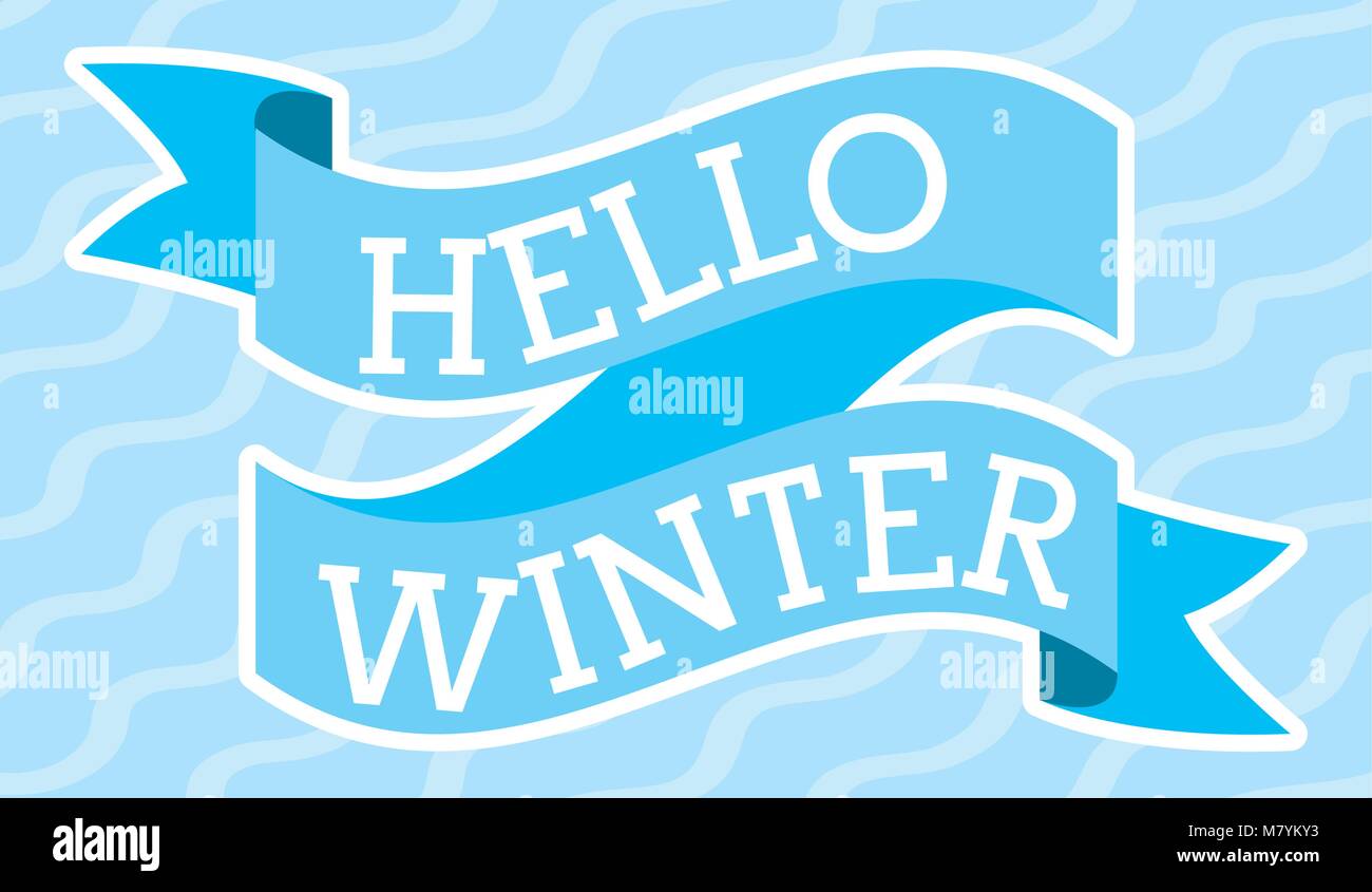 Arrival of winter Stock Vector Images - Alamy