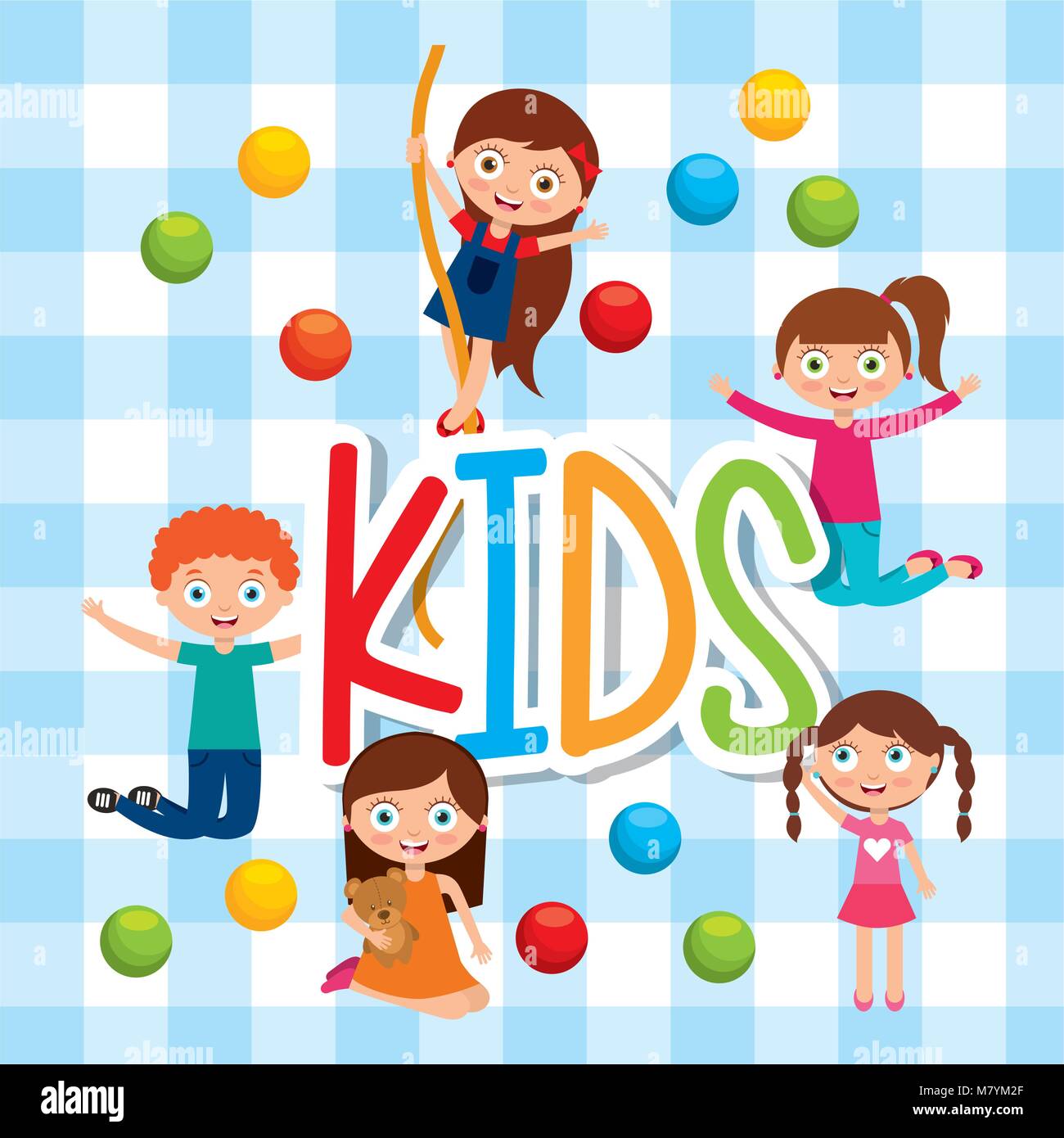 kids playing cartoon Stock Vector Image & Art - Alamy