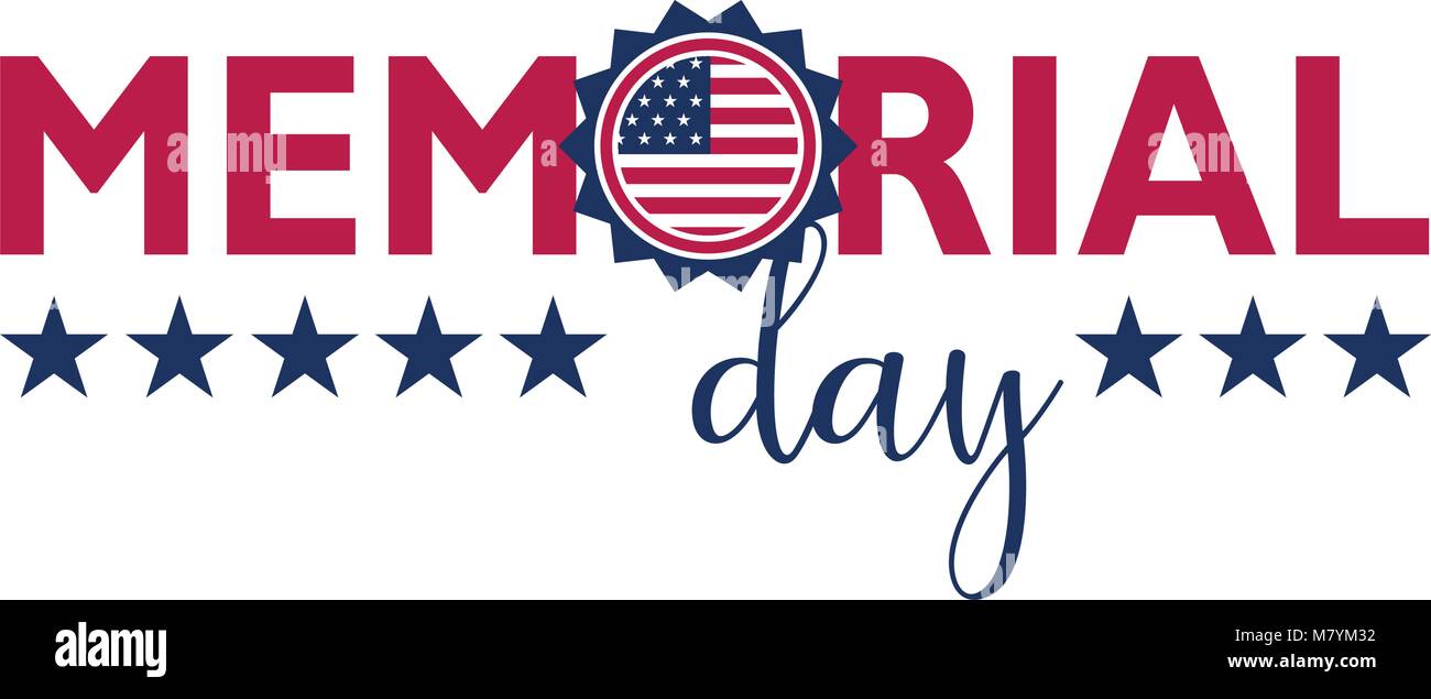Memorial day banner Stock Vector Image & Art - Alamy
