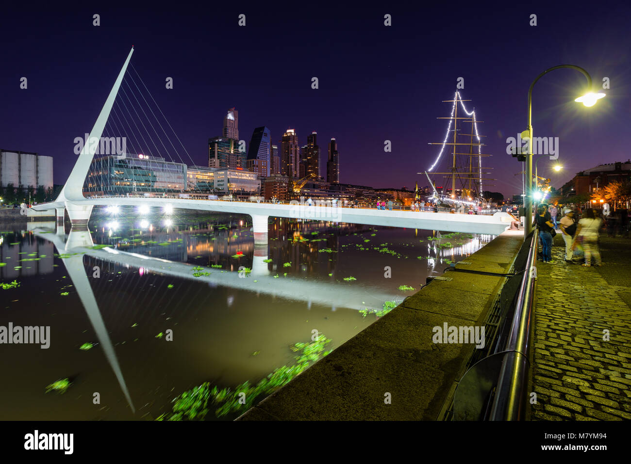 Puente de la Mujer (Spanish for "Woman's Bridge"), is a rotating ...