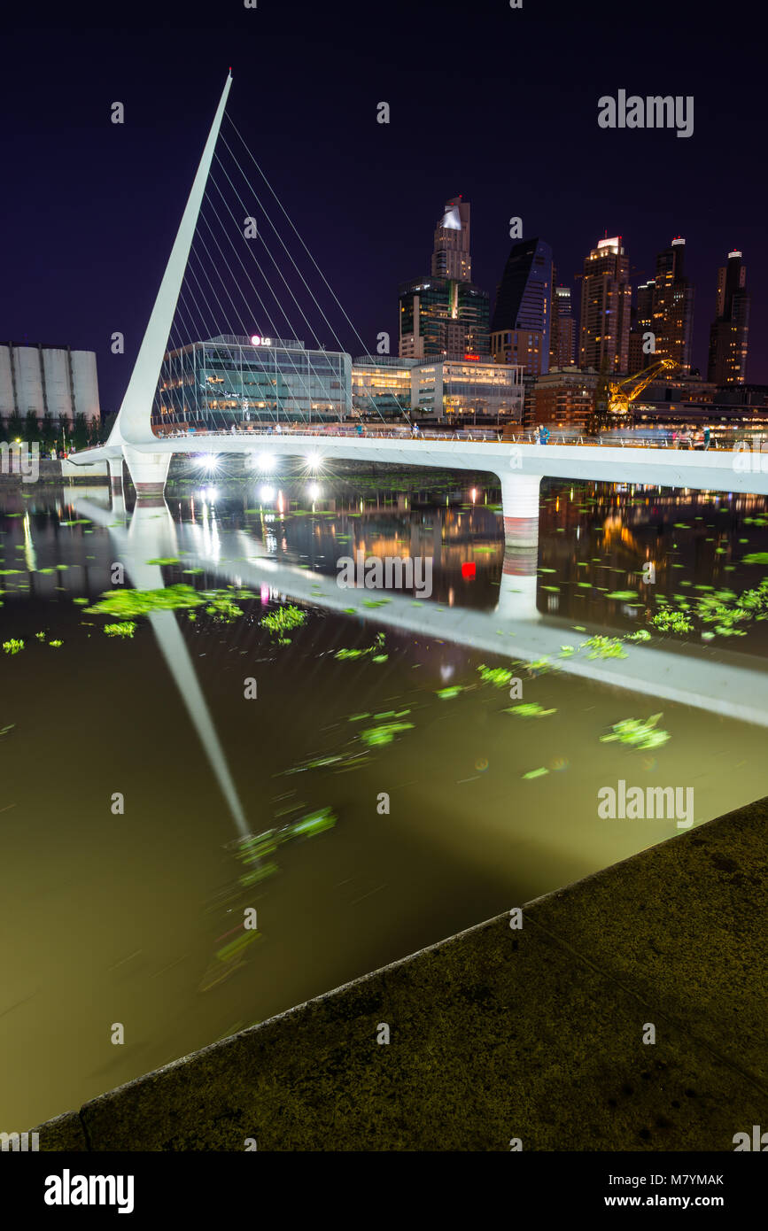 Puente de la Mujer (Spanish for "Woman's Bridge"), is a rotating ...