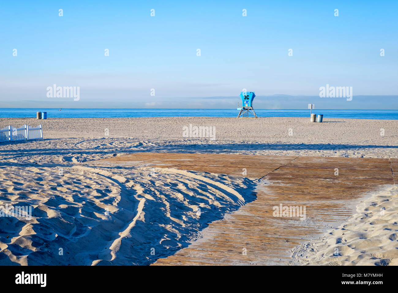 Coronado Central Beach on a summer morning. Coronado, California, USA ...